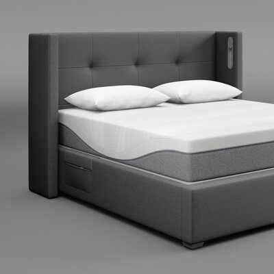 Box Tufted Buttonless Bed | Sleep Number