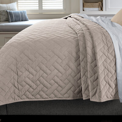 Velvet Basketweave Coverlet Set | Coverlet Bedding | Sleep Number